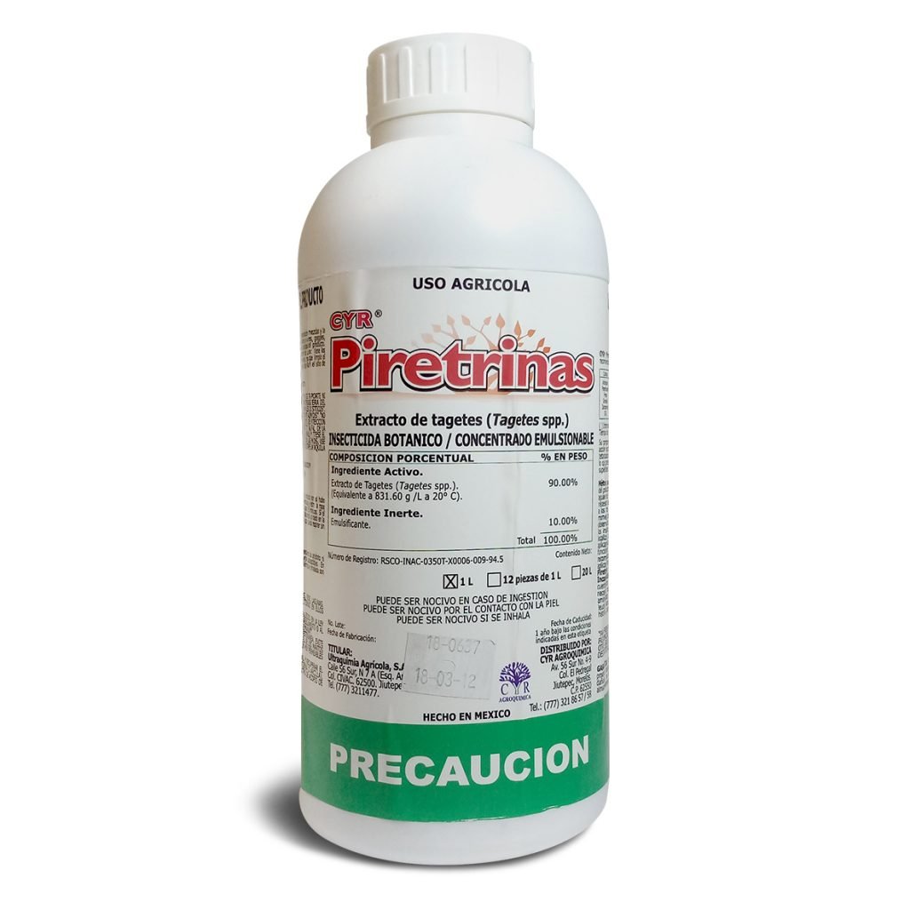 Piretrinas 1 Litro - Insecticida botánico - Extracto de tagetes ...